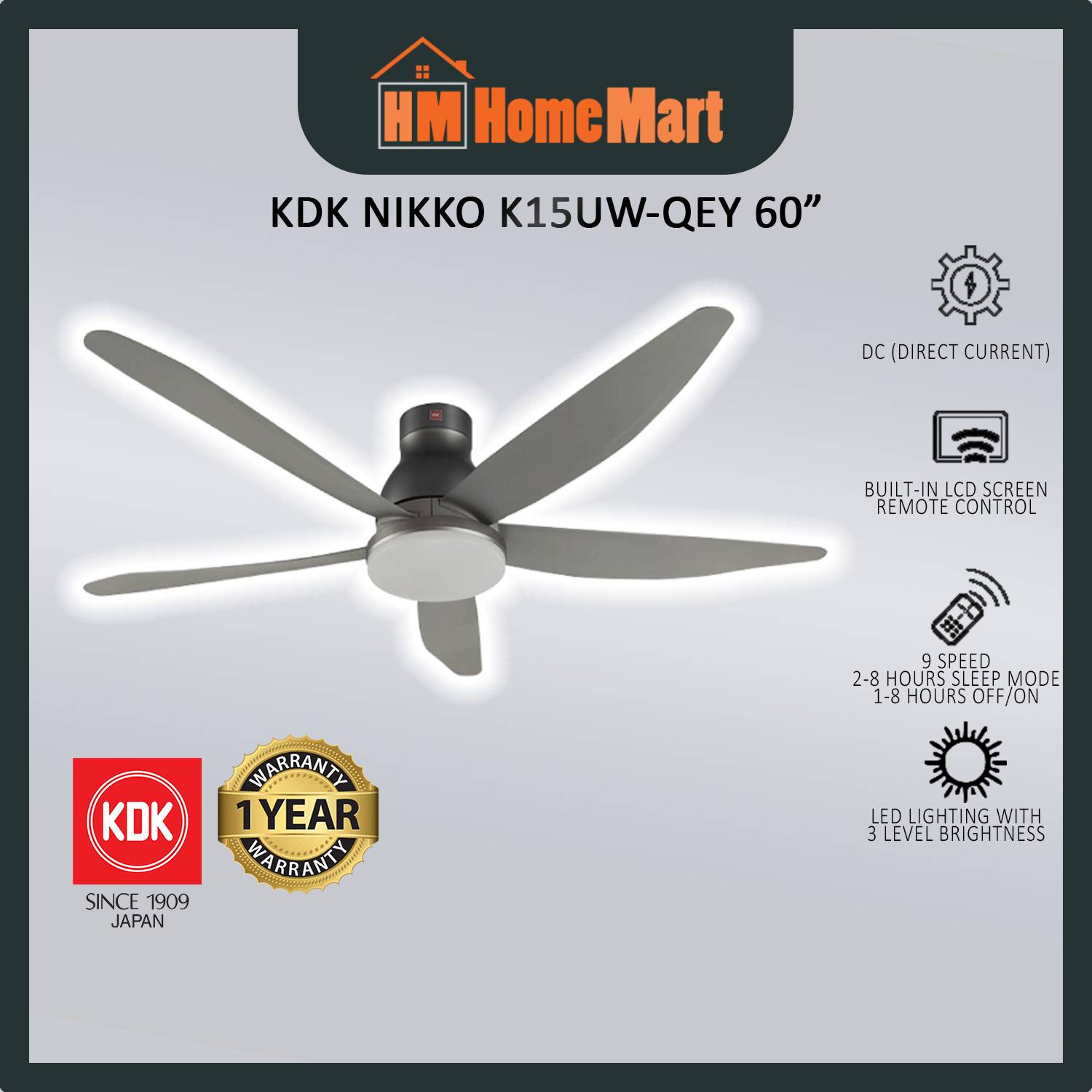 Kdk Dc Ceiling Fan Malaysia | Shelly Lighting