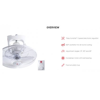 KDK Auto Fan KQ409 40" (1 Year Warranty)