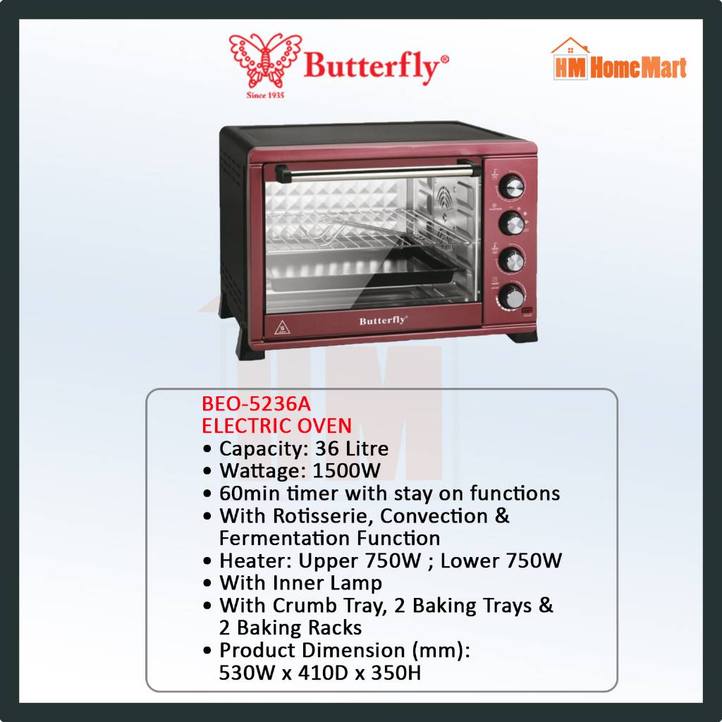 Butterfly electric oven store